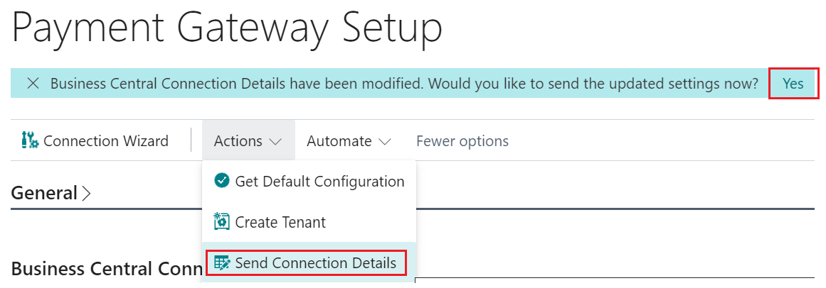 Clever Dynamics - Updating Connection Details